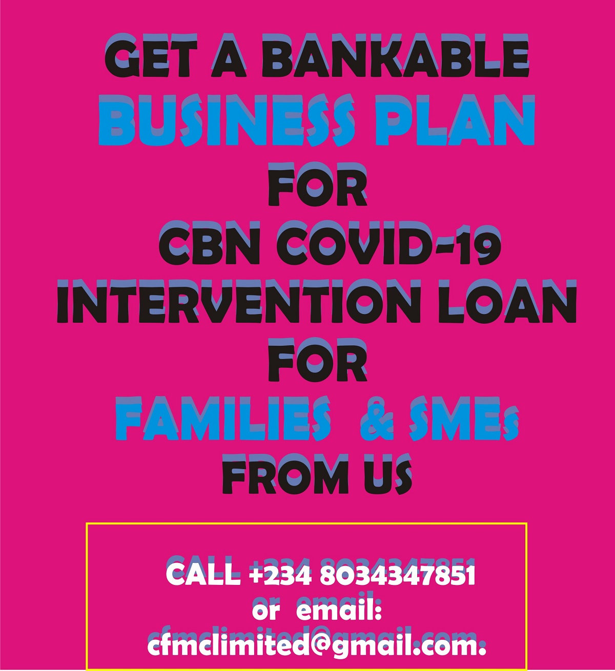 COVID-19 CBN Intervention Fund Application Form - CompleteFMC